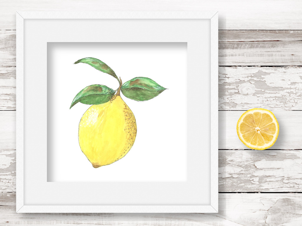 DIY Farmhouse Lemon Decor – Free Printable Lemon Images - Amarie Lange ...